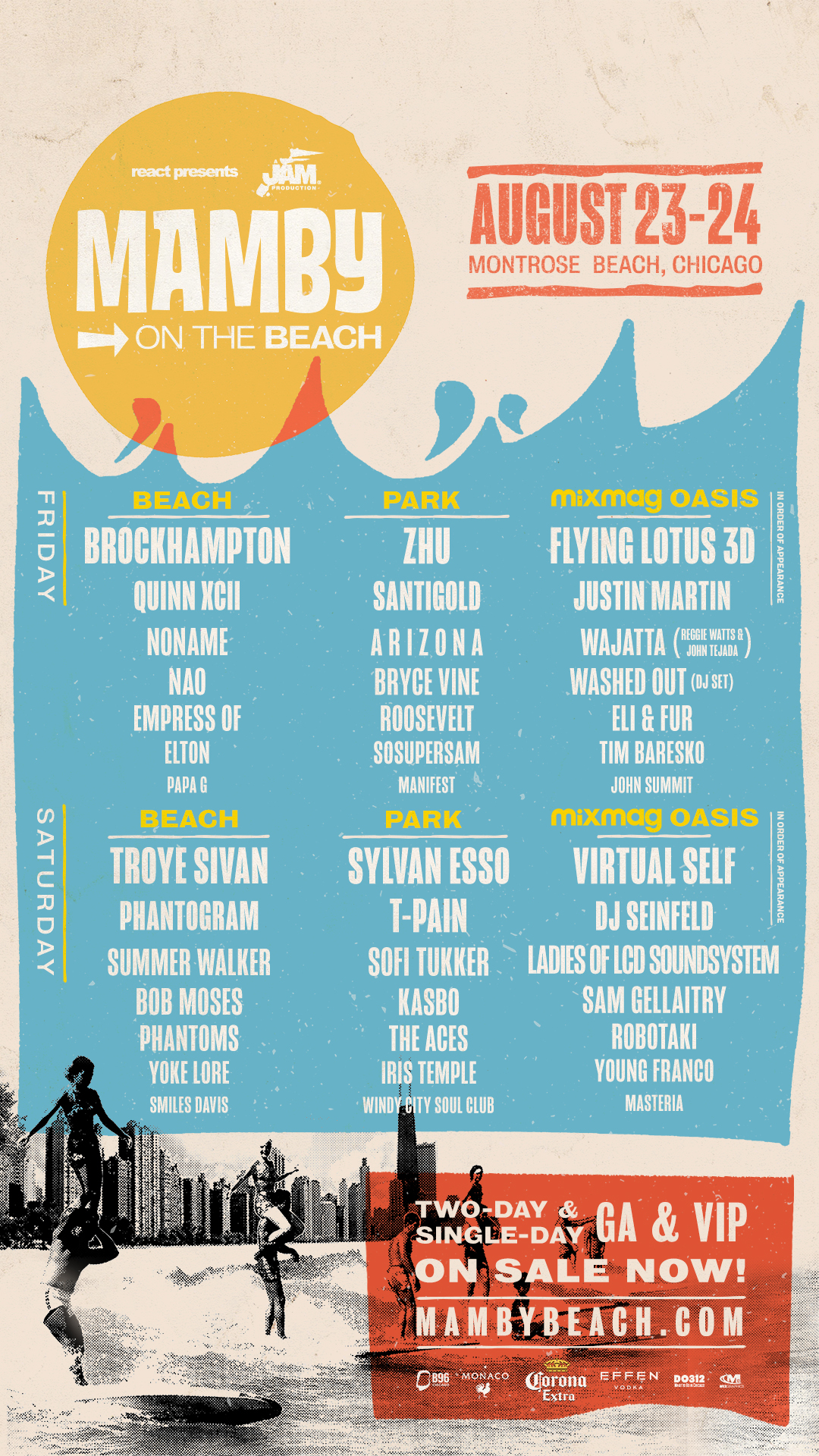 Win Tickets to Mamby on the Beach featuring Virtual Self, Zhu, and More ...