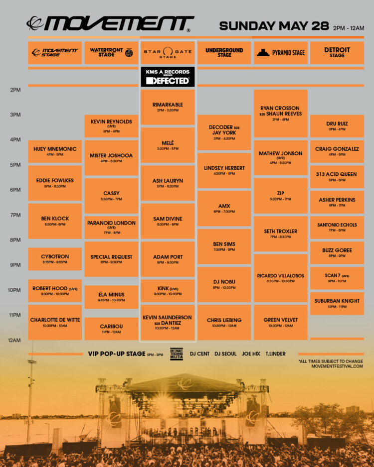 Movement Detroit Reveals 2023 Schedule & Updated App | Your EDM